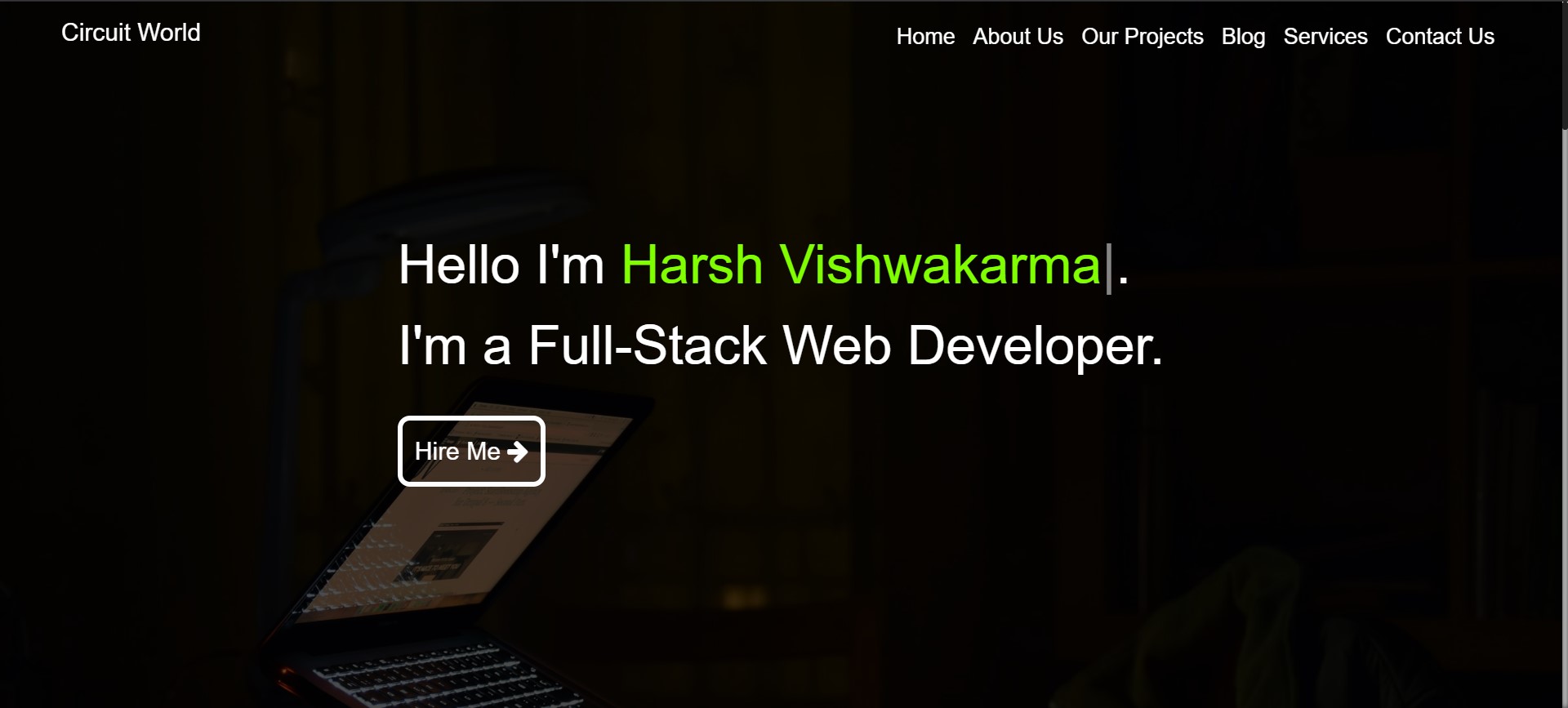 Harsh Vishwakarma | Web Developer